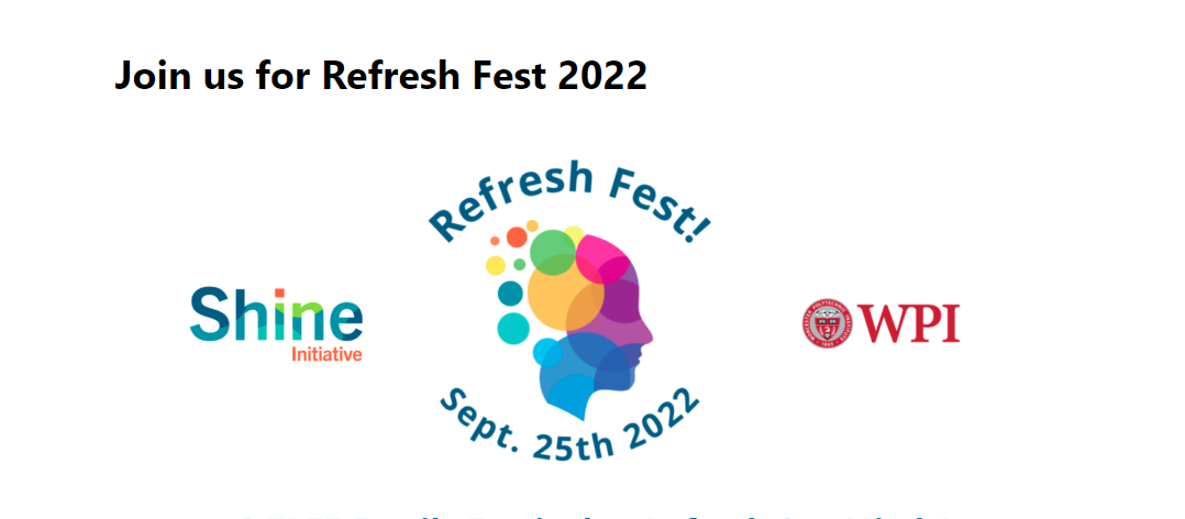 Join us for Refresh Fest 2022 - Shine Initiative