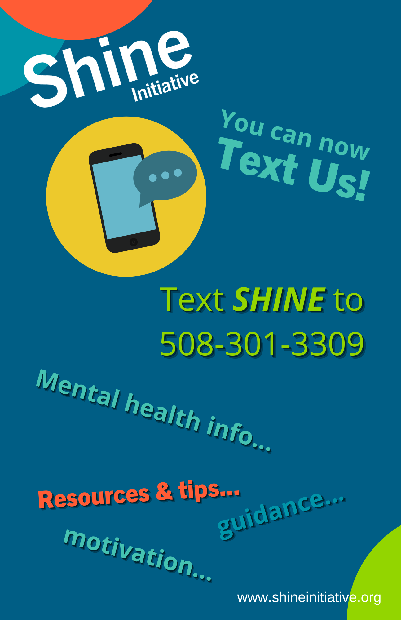 Text Line For Mental Health Info Shine Initiative Text Line For Mental Health Info Shine Initiative